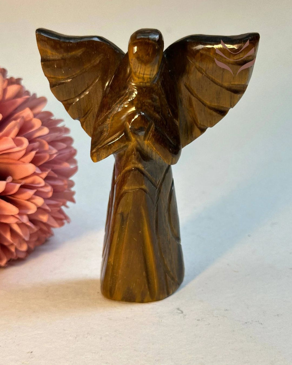 Worry Angel Tiger’s Eye – Crystal for Anxiety Relief & Mental Clarity ...